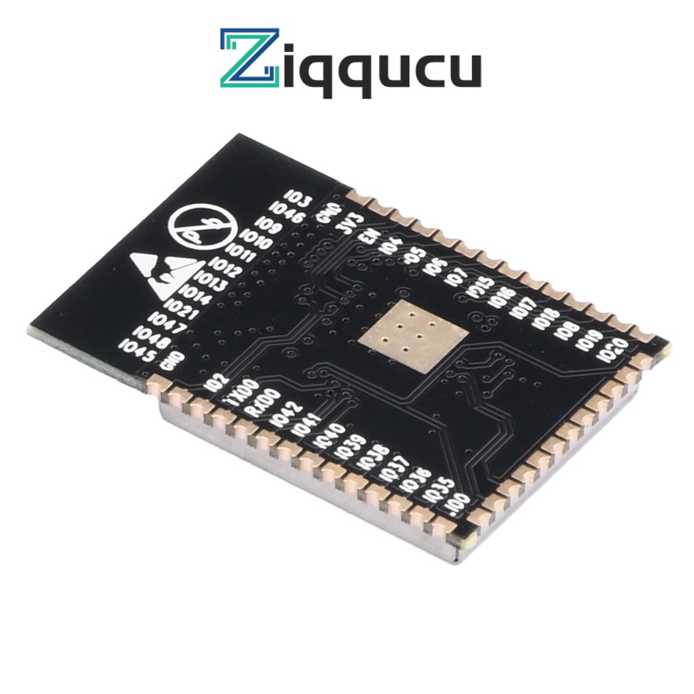 Ziqqucu ESP32-S3-WROOM-1 N16R8 N8R2 โมดูลบอร์ดทดลอง WiFi บลูทูธ 5.0 32-bit แกนคู่ MCU | Shopee ...