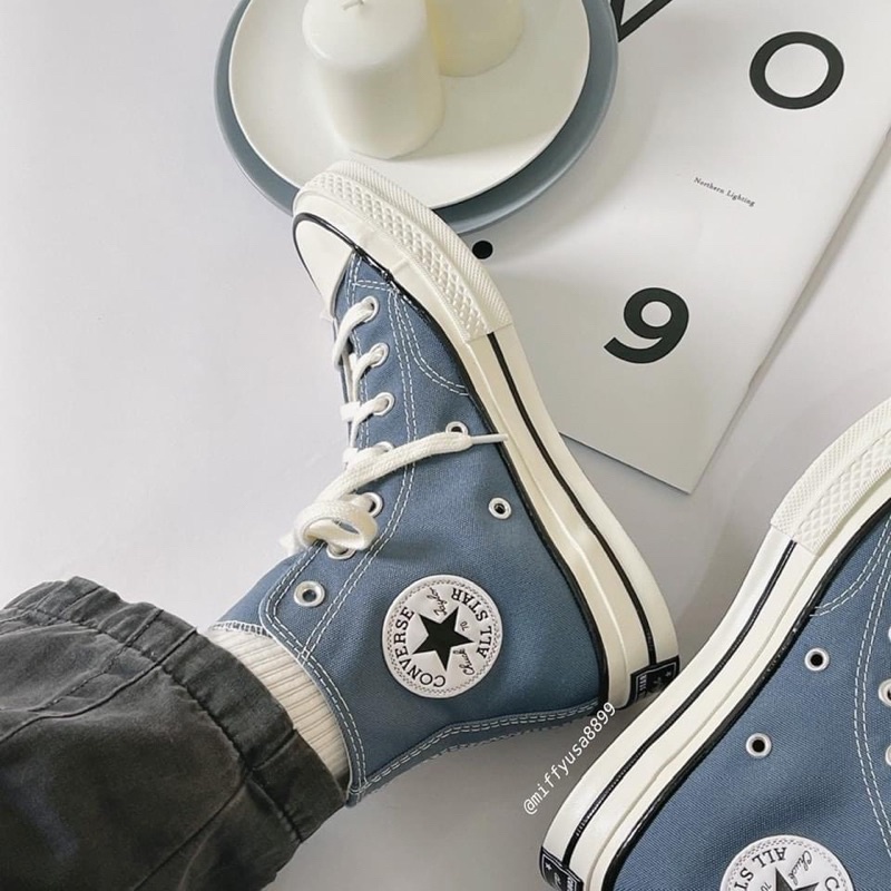 ORIGINAL CONVERSE 70s High Deep water/ Chucks/ Blue/ All star แฟชั่น ...