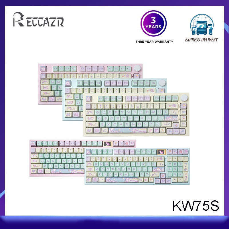Reccazr KW75S ปะเก็นปลั๊กร้อน โครงสร้าง Dream Unicorn the third mock ...