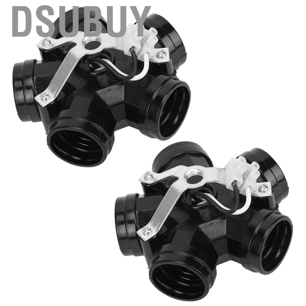 Dsubuy 2Pcs 5-Heads E27 Lamp Base Socket AdapterLight Bulb Holder DIY ...