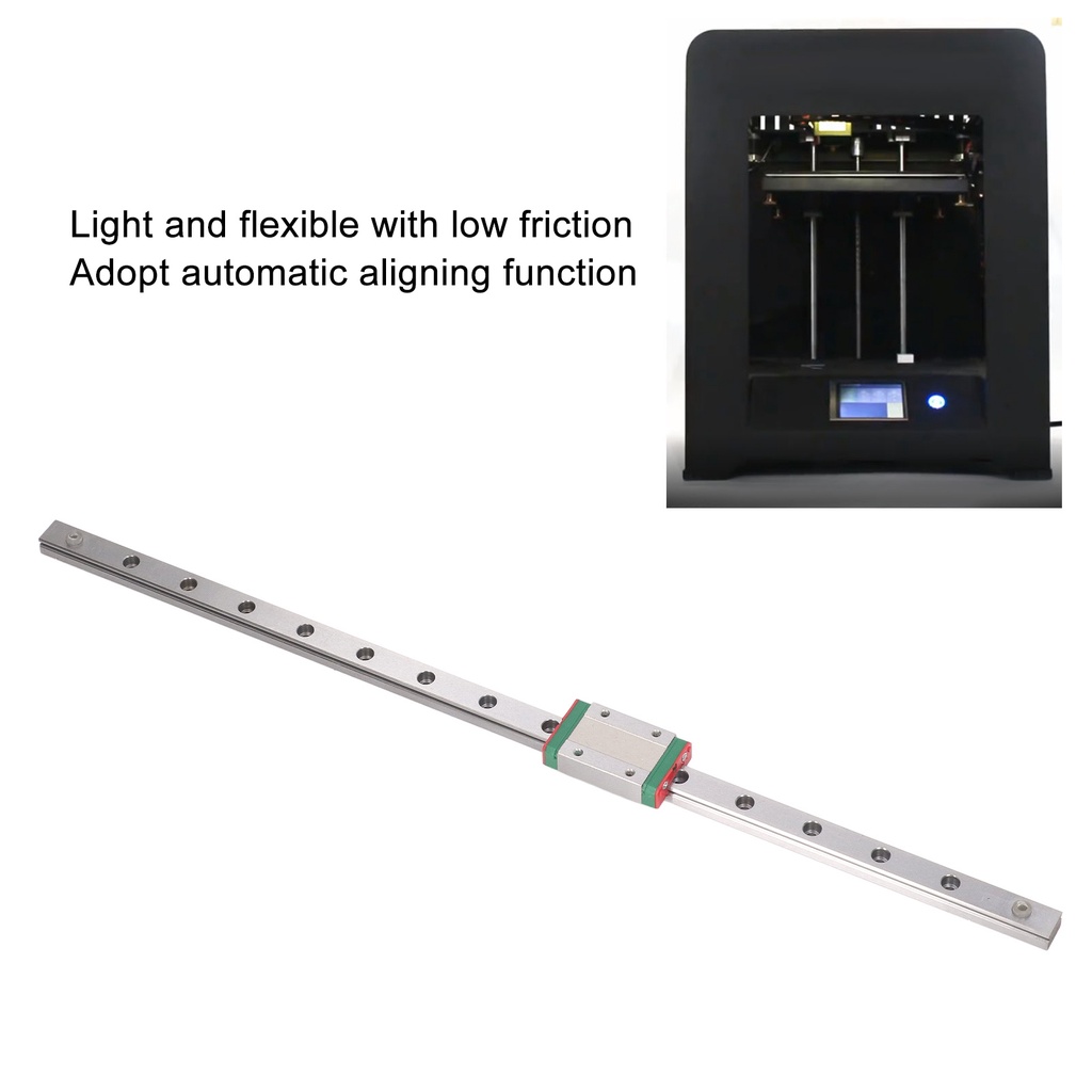 SaTine Shop 3D Printing Linear Motion Rail Bearing Block High Speed Low Noise Guide Slide ...