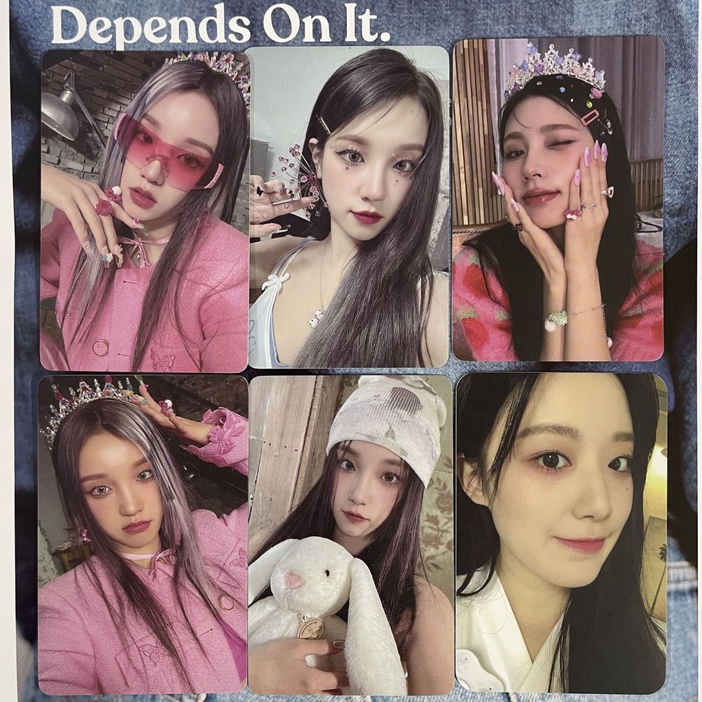 ของแท้ โฟโต้การ์ด gidle i feel quee Song Yuqi Flower Arrangement Qi Hug ...
