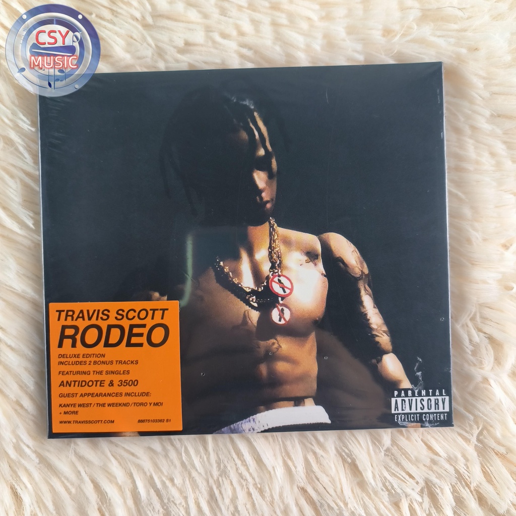 แผ่น CD อัลบั้ม Travis Scott Rodeo Deluxe Edition YB03 | Shopee Thailand