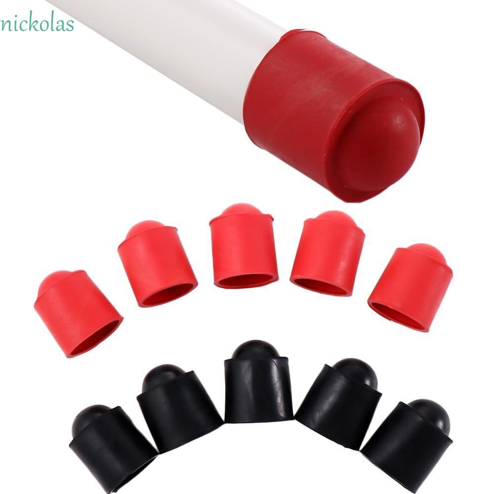 Nickolas Cue Tip Cover สีดําสีแดงบิลเลียดคิวหมวกบิลเลียดคิวกันชน ...