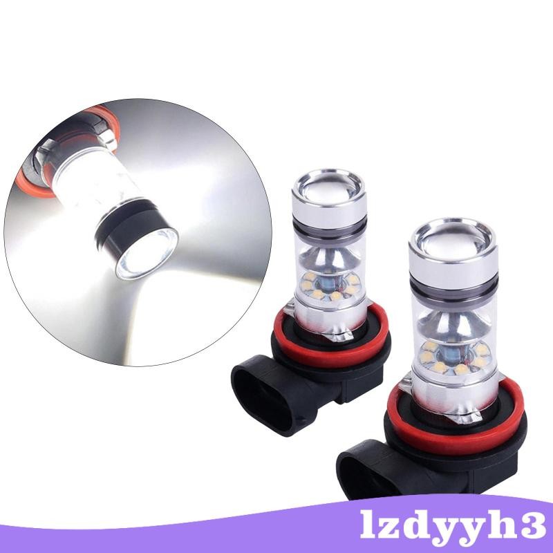 [Lzdyyh3] หลอดไฟหมอก LED 2 ชิ้นไฟวิ่งกลางวัน 360 องศาหมอกความสว่าง | Shopee Thailand