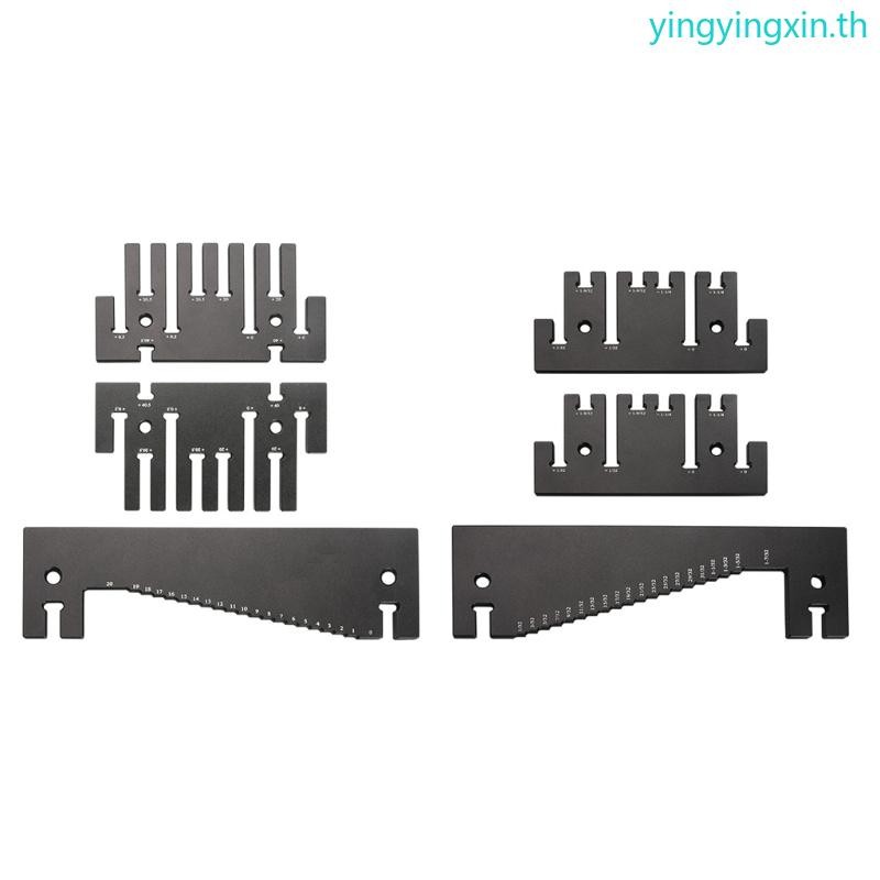 Yin อัพเกรดงานไม้ Step Depse Gauge High-Precision Tenon Caliper เมตริก ...