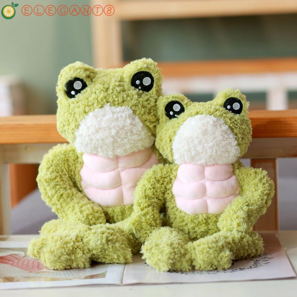 Aelegant กล้ามเนื้อกบตุ๊กตาน่ารักตุ๊กตาสัตว์ Sleeping Mate ของเล่น Appease ตุ๊กตามาพร้อมกับของ ...