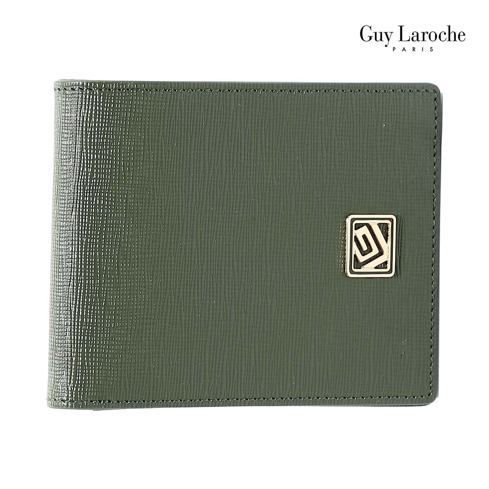 Guy Laroche กระเป๋าสตางค์พับสั้น รุ่น Margo - สีเขียว | Shopee Thailand
