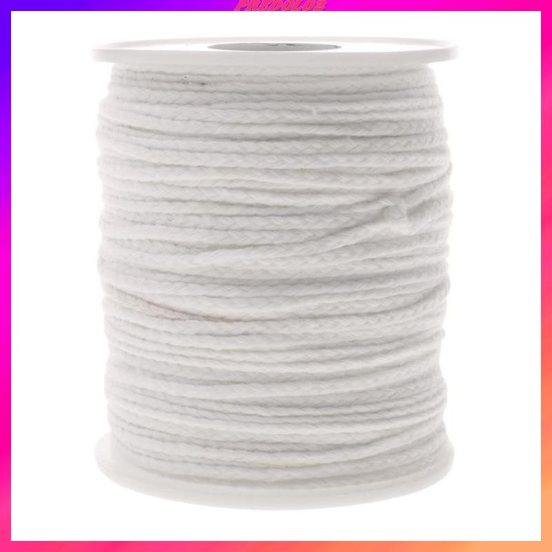 [Predolo2] Unwaxed Candle Wicks, 200ft Spool Braided Cotton Candle Core ...