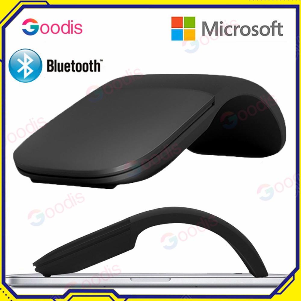 Bluetooth Mouse Arc Touch สําหรับ Microsoft Surface พับตามหลักสรีรศาสตร์ปิดเสียง BT 4.0 Mice ...