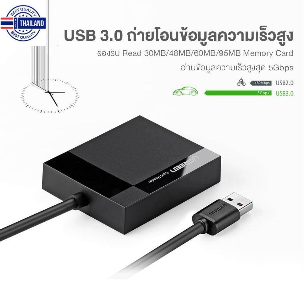 UGREEN Card Reader USB 3.0 All in One ช่องเสีย SD/TF/CF/MS การ์ดรีด ... UGREEN Card Reader USB 3.0 All in One ช่องเสีย SD/TF/CF/MS การ์ดรีด ...