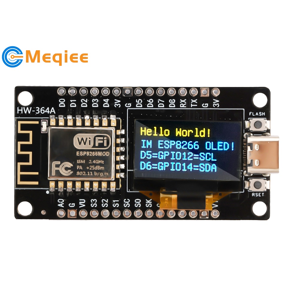 บอร์ดโมดูล ESP-12F Nodecu ESP8266 WIFI CH340C พร้อมหน้าจอ OLED 0.96 | Shopee Thailand
