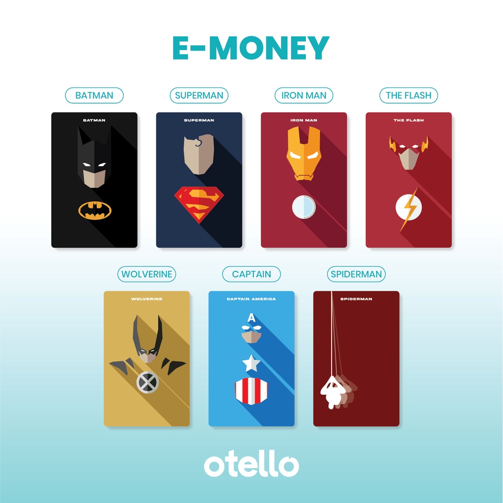 Superhero eToll การ์ด eMoney Gen 2 Tap เงินสด Brizzi Custom UV พิมพ์ภาพ ...