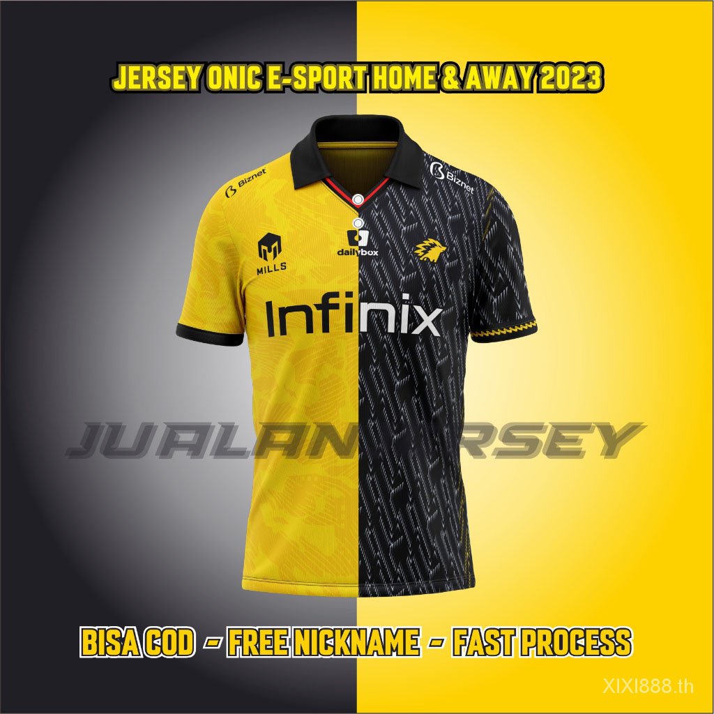ใหม่ ONIC ESPORT 2022 2023 JERSEY (ฟรี NICKNAME) 8OSI | Shopee Thailand