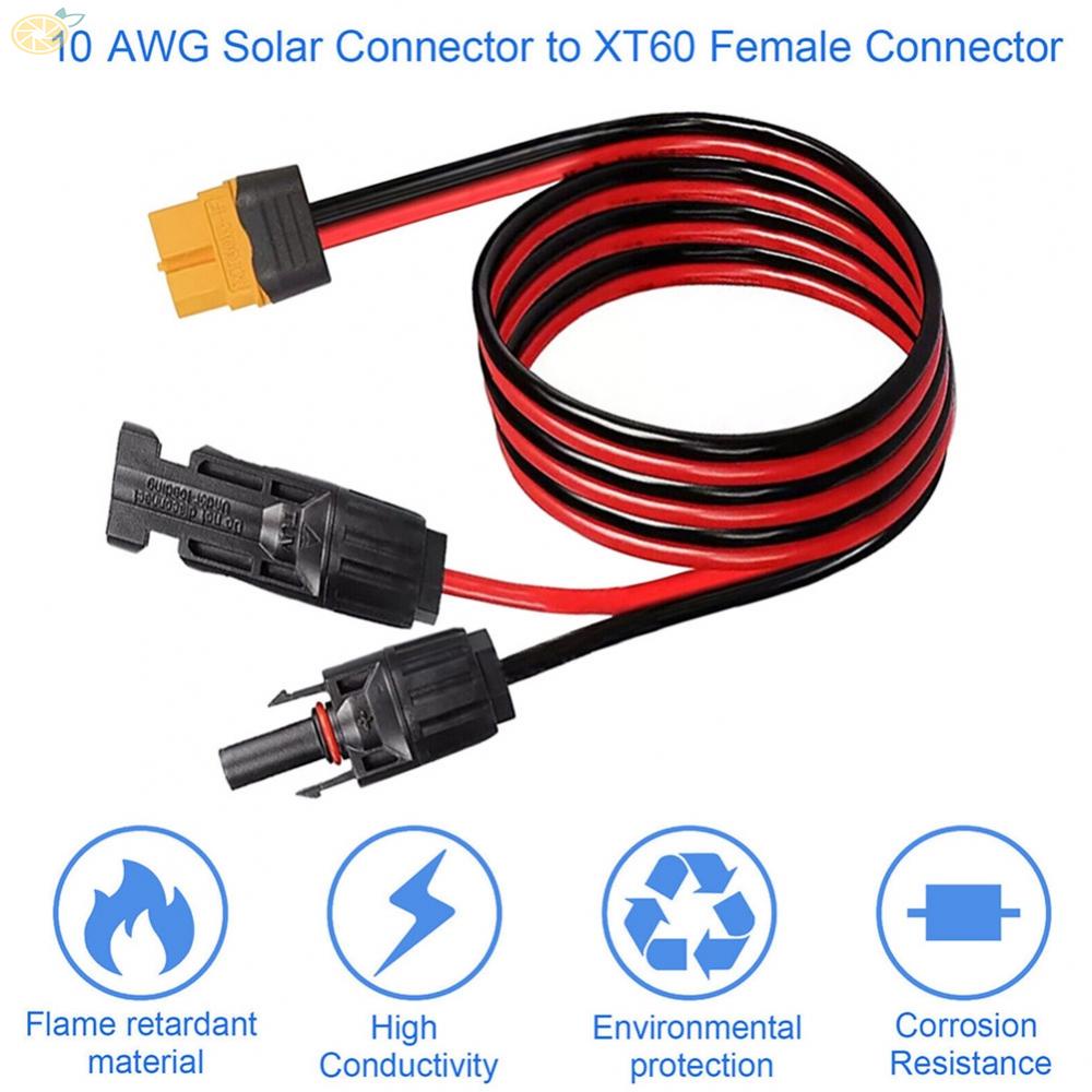 【VARSTR】10AWG Solar Connector Cable for Portable Power Generator and ...