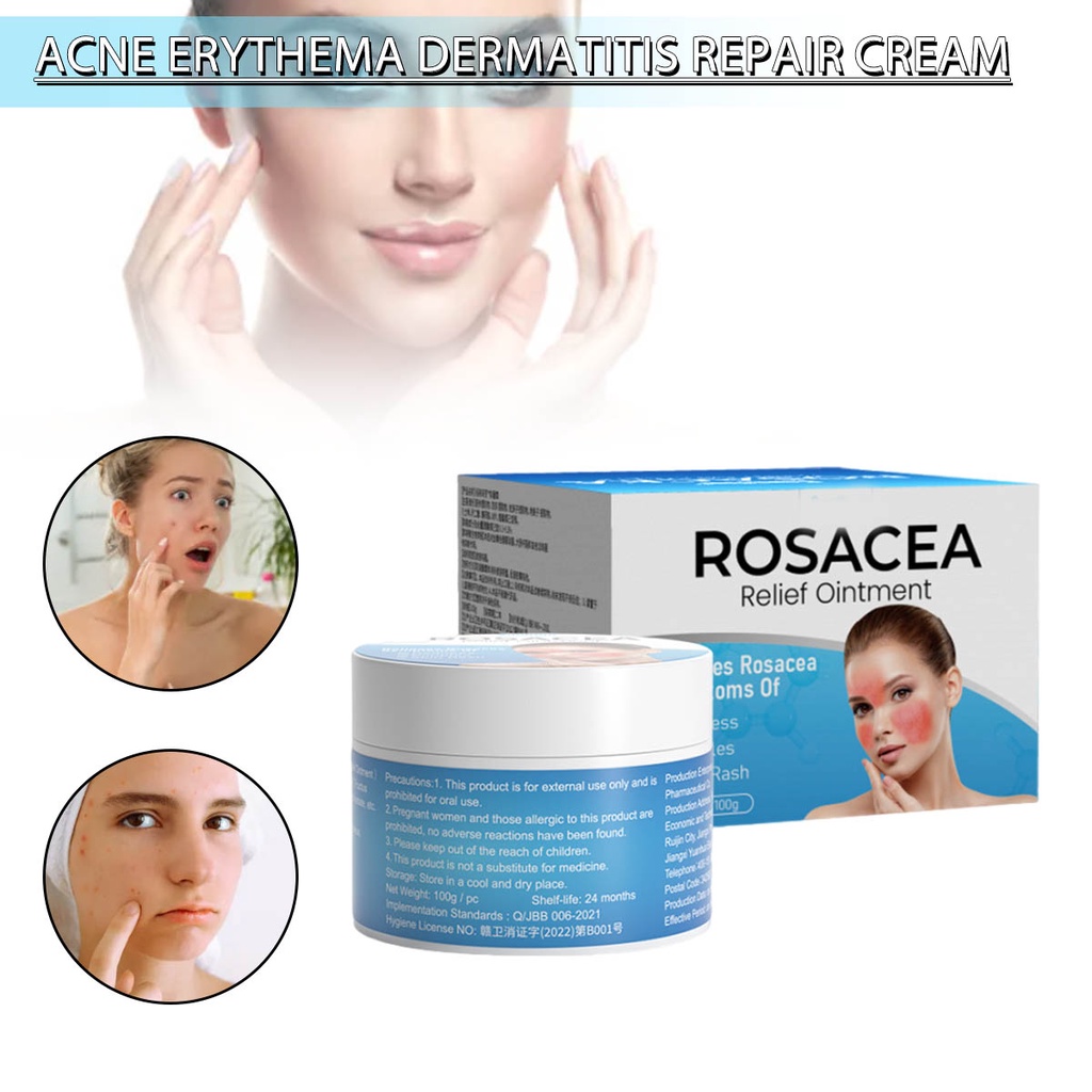 Rosacea Cream Face Redness Relief Facial Rash Lotion for Eczema ...
