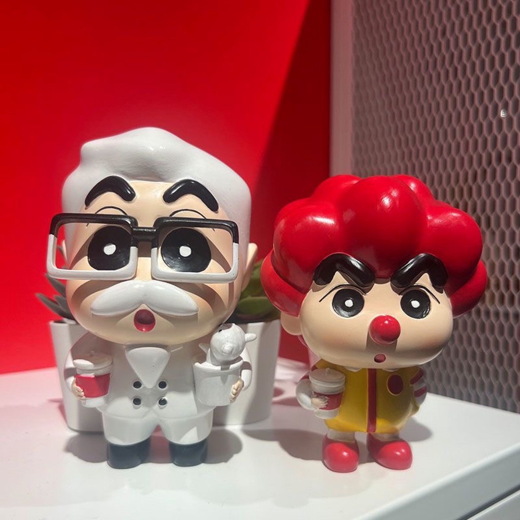 ฟิกเกอร์ McDonald's KFC Clown Little New Q Edition Nohara Shinzo ของ ...