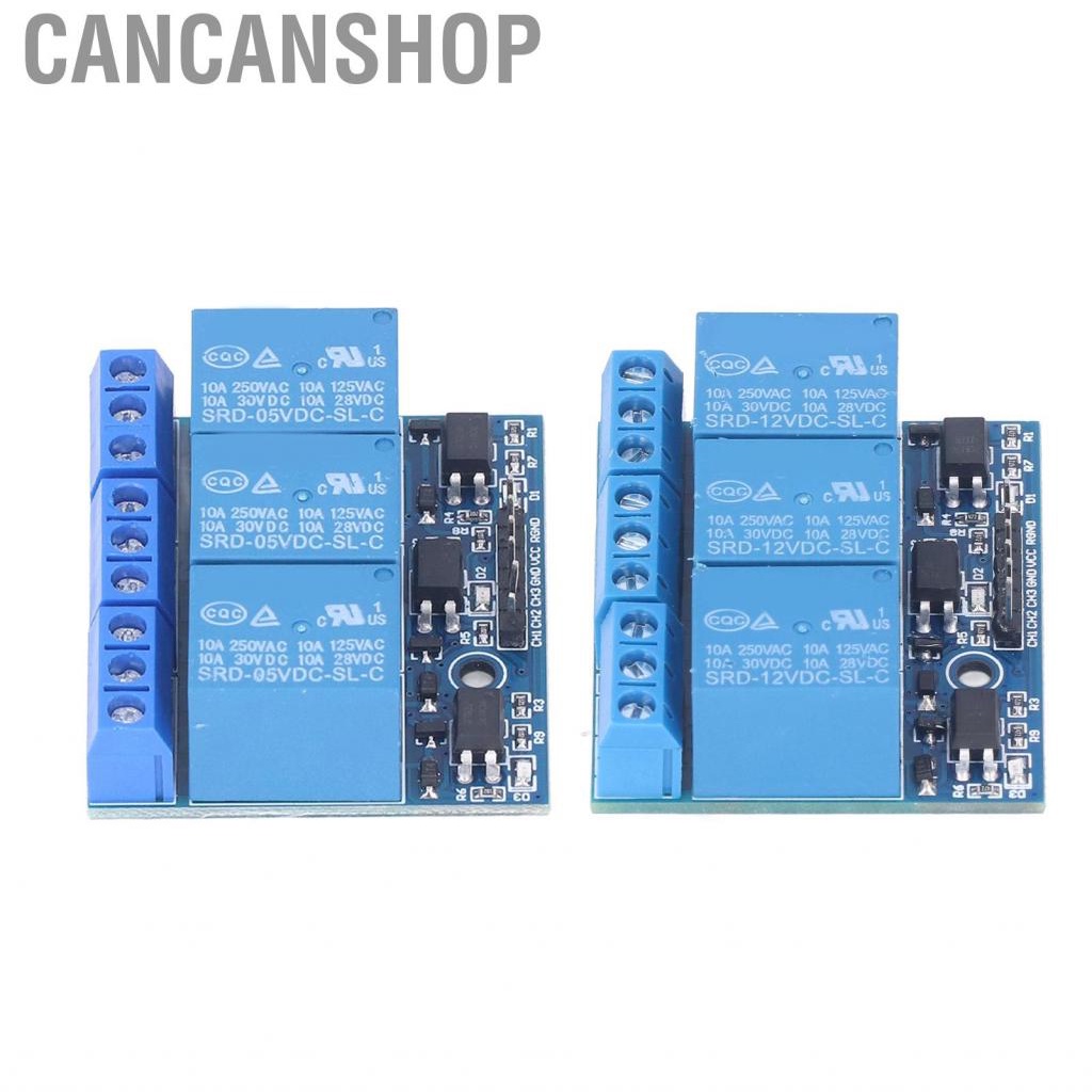 Cancanshop Isolated Optocoupler 3 Channel Relay Module High Low Level Trigger 0-7A | Shopee Thailand