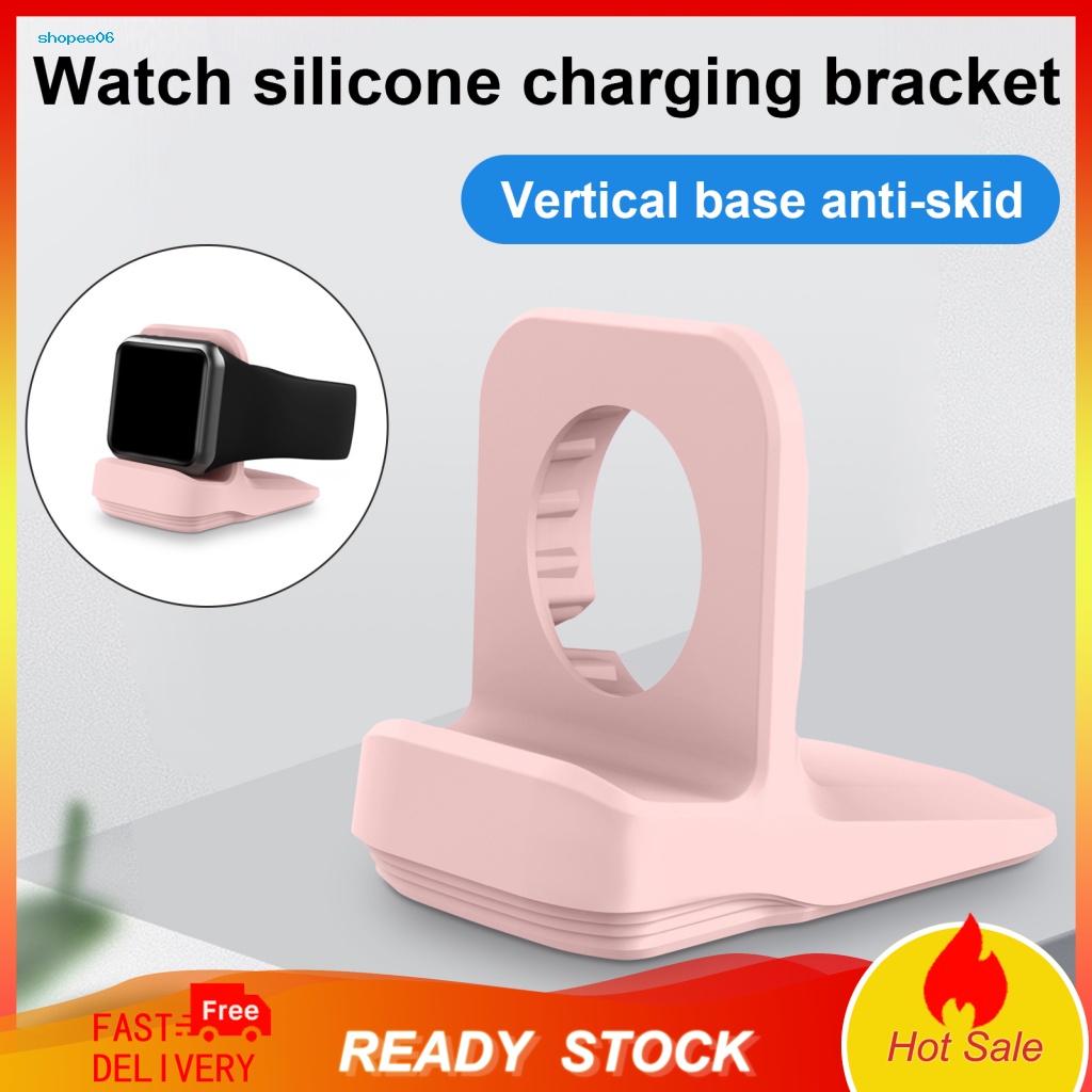 Setn แท่นชาร์จนาฬิกาข้อมือซิลิโคน แนวตั้ง กันลื่น สําหรับ Apple Watch Series 1 2 3 4 5 6 7 SE ...