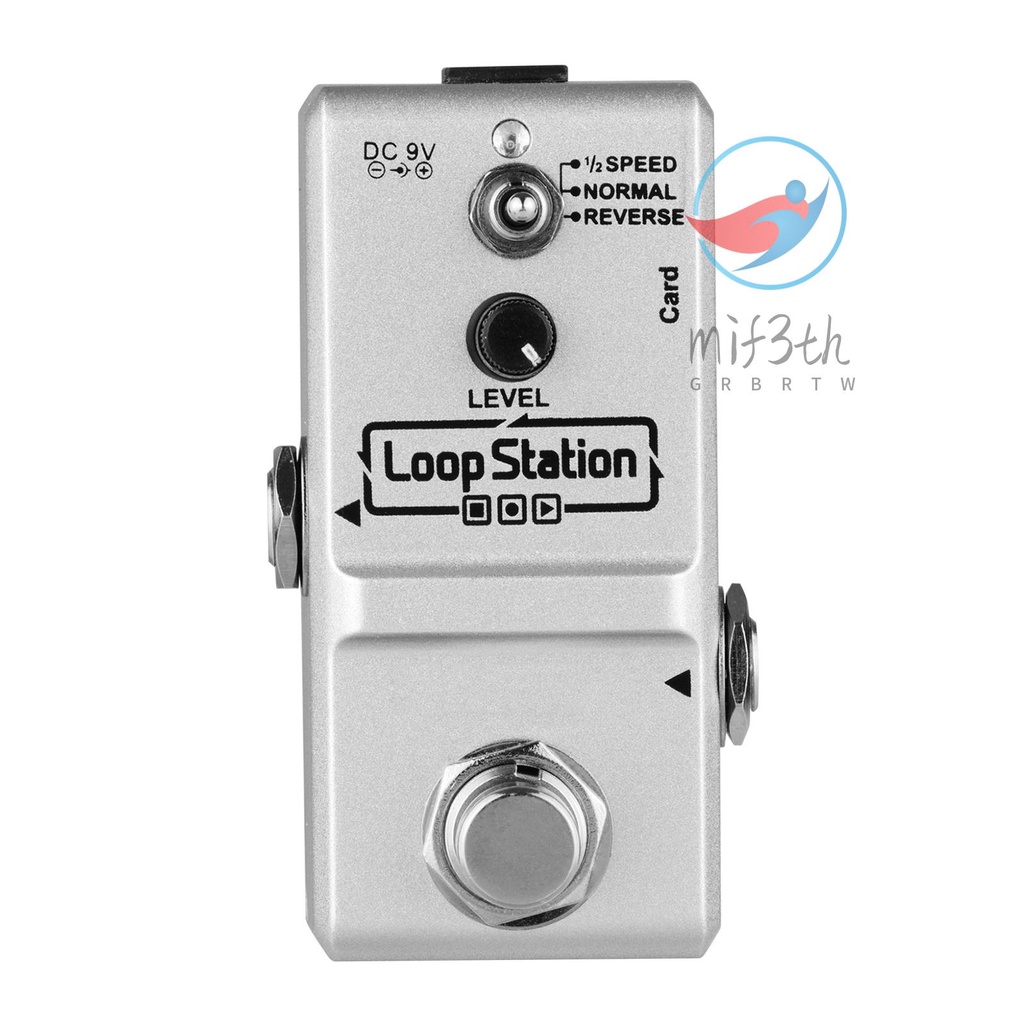 Ammoon Loop Station แป้นเหยียบเอฟเฟคกีตาร์ 10 นาที โหมดทํางาน 3 โหมด ...