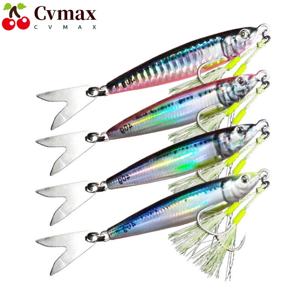 Cvmax เหยื่อตกปลาหมึก แบบแข็ง โลหะ 40 กรัม 60 กรัม 80 กรัม | Shopee Thailand