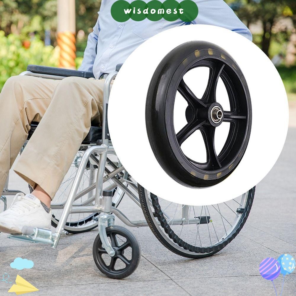 Wisdomest รถเข็นด้านหน้า Castor, Anti Slip เปลี่ยนรถเข็นล้อ,ยืดหยุ่น 8 ...