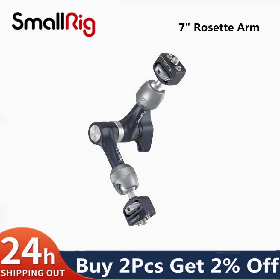 Smallrig 7 นิ้ว Rosette Arm 360 องศาปรับ Magic Arm สําหรับ DSLR Monitor ...