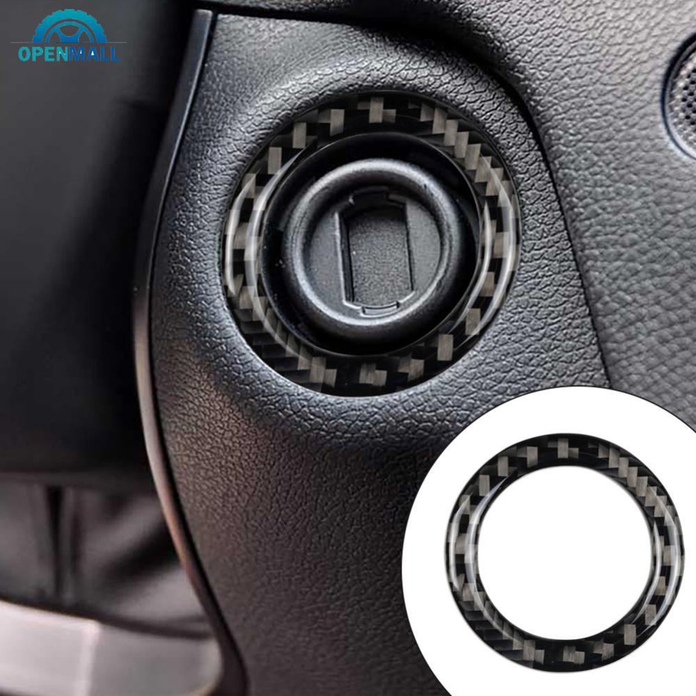 Openmall สติกเกอร์คาร์บอนไฟเบอร์ ติดสวิตช์สตาร์ทรถยนต์ สําหรับ Mercedes ...