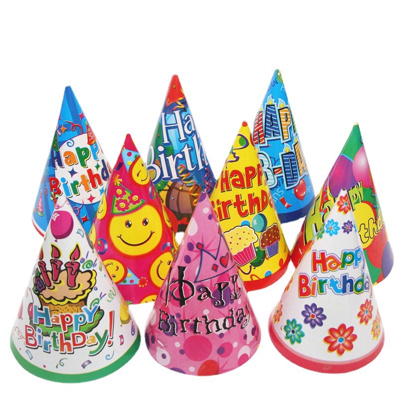 A795 หมวกวันเกิด สุ่มลาย ถูกที่สุดในไทย สั่งขั้นต่ำ5ใบ สินค้าพร้อมส่งในไทย Party_candle | Shopee ...