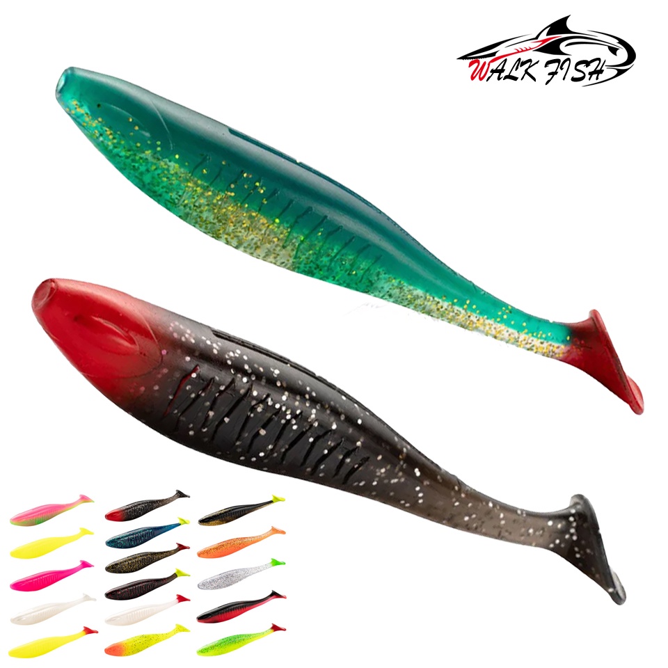 Walk FISH มาใหม่ เหยื่อตกปลาประดิษฐ์ แบบนิ่ม ขนาด 100 มม. 9.5 กรัม 140 ...