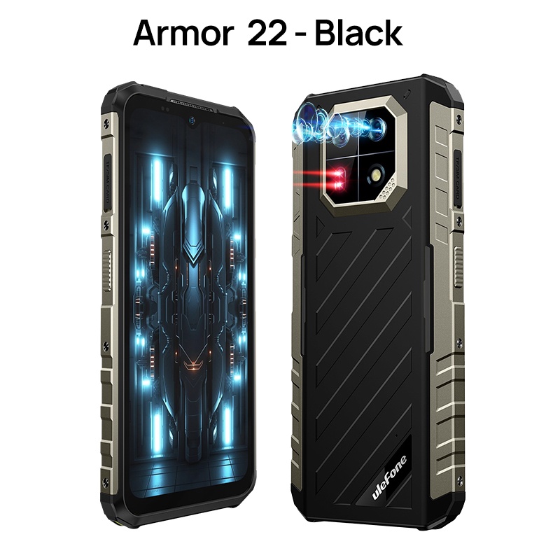 Ulefone Armor 22 สมาร์ทโฟน แรม 16GB (8GB+8GB) รอม 128GB 256GB Android ...