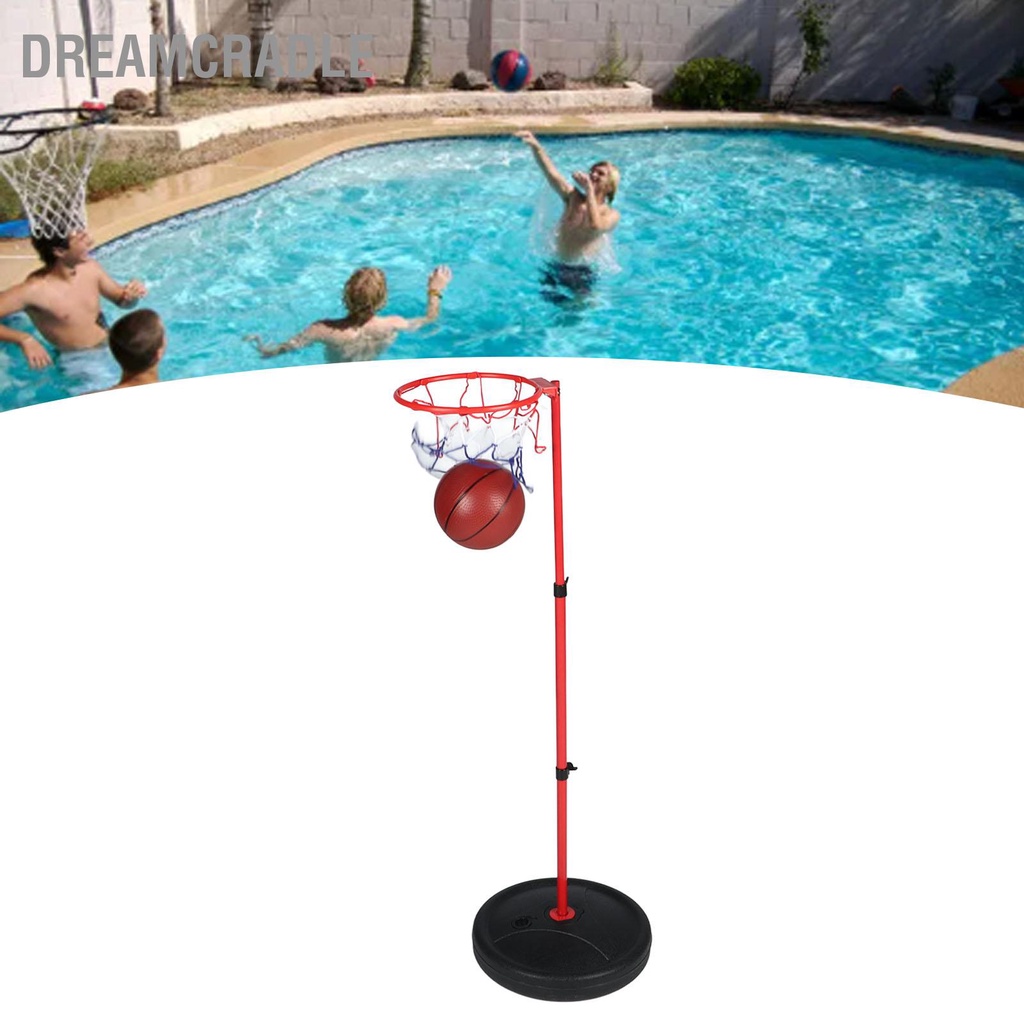 DreamCradle Floating Basketball Hoop Detachable Amphibious Pool Game ...