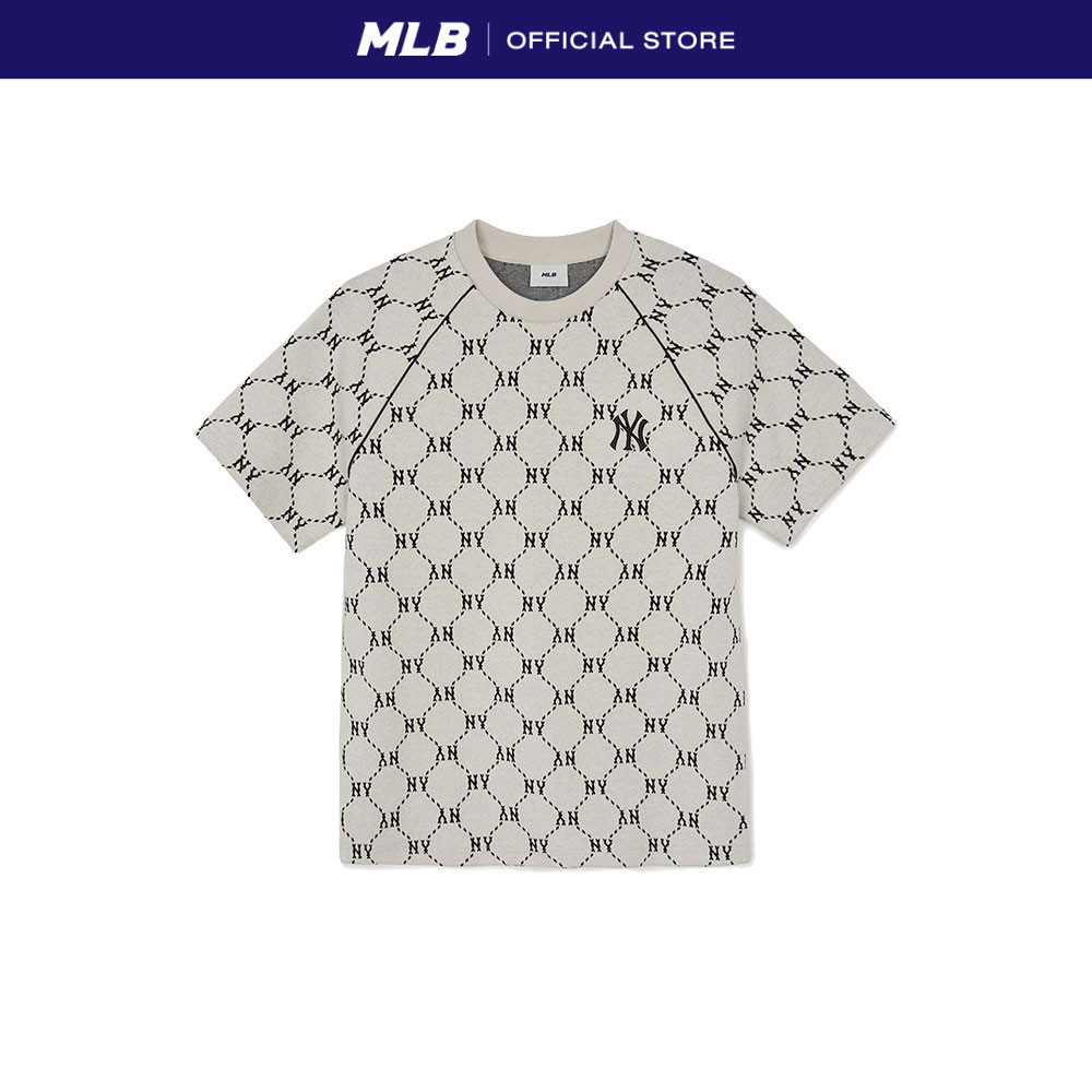MLB เสื้อยืด ยูนิเซ็กส์ Jacquard Dia Monogram รุ่น 3ATSM0144 50CRD สี ...