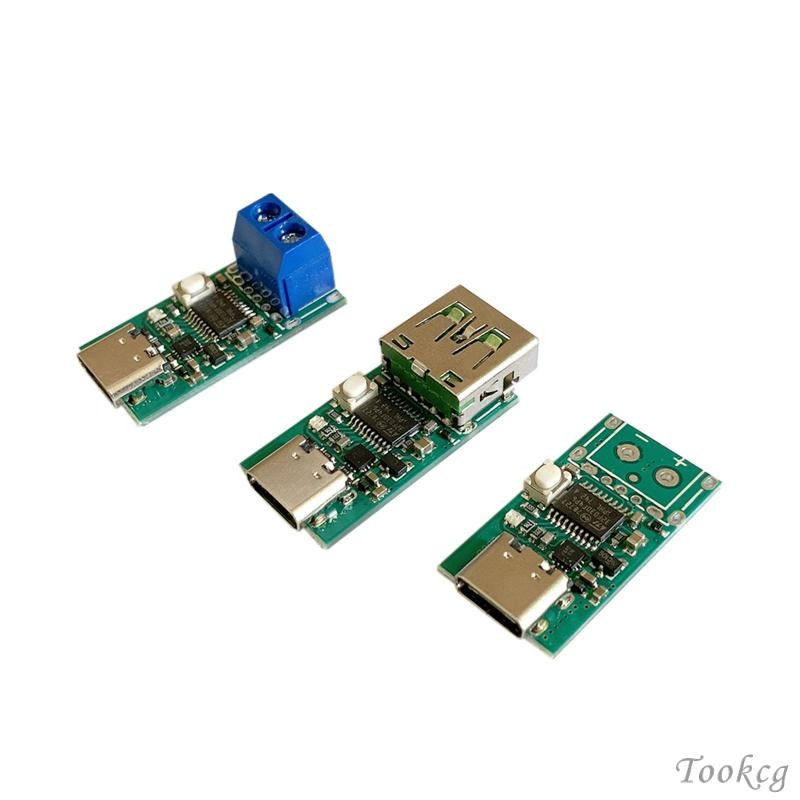 [Tookcg] Pd2.0 PD3.0 เป็น DC USB Changer Module เป็น ความเข้ากันได้ ...