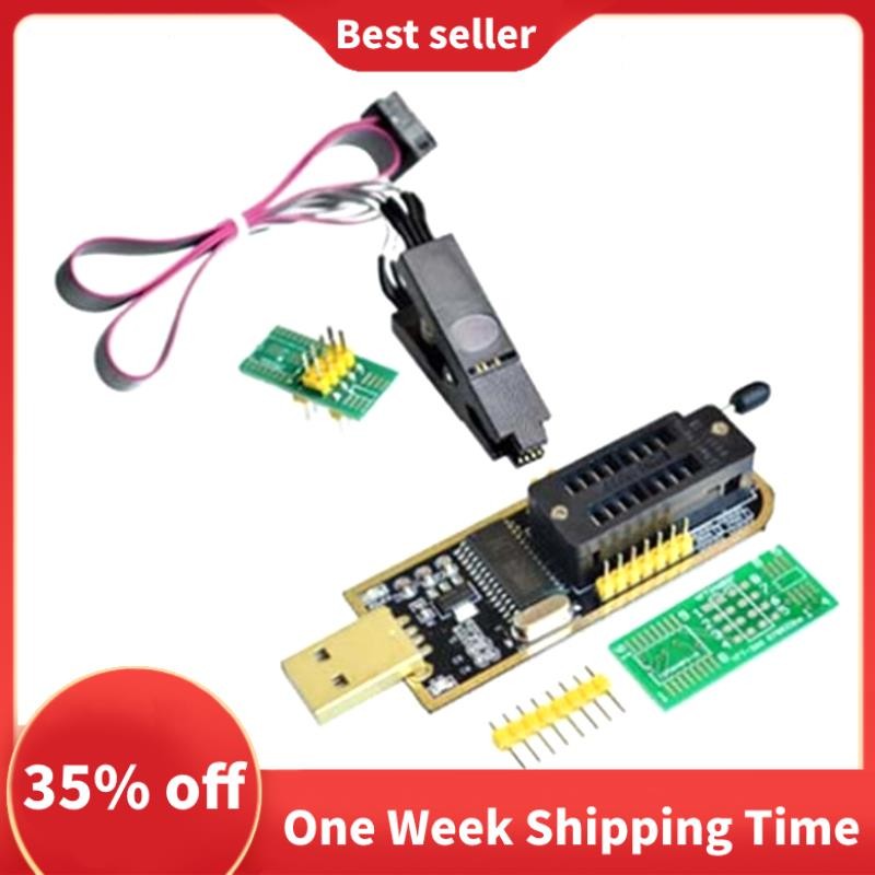 Ch341a 24 25 Series EEPROM แฟลช BIOS โมดูลโปรแกรมเมอร์ USB + SOIC8 SOP8 คลิปทดสอบสําหรับ EEPROM ...