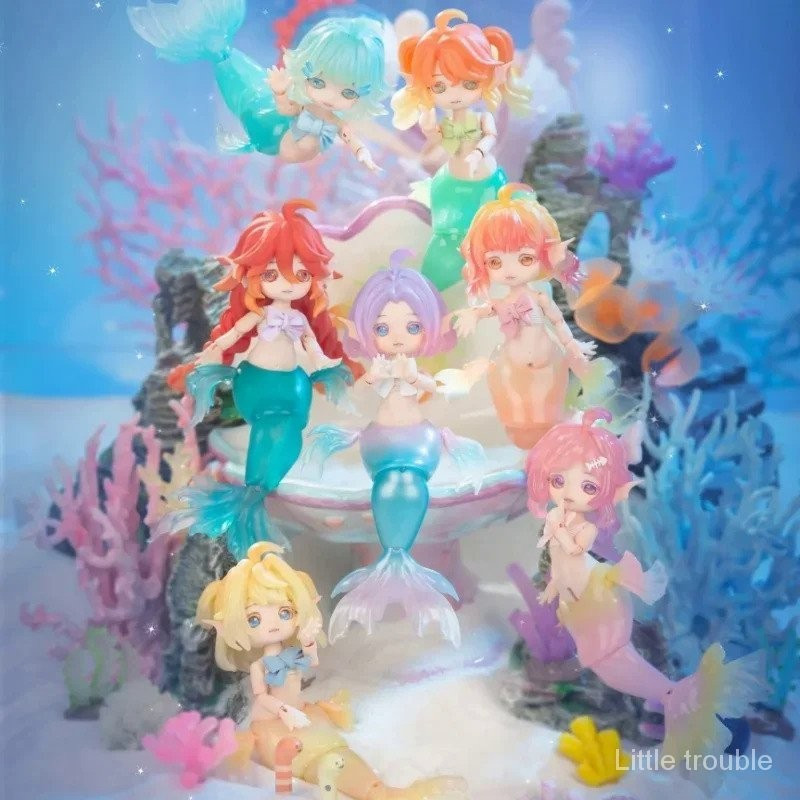 Nebula Mermaid Chuchu 1/12 BJD Action Figure OB11 ของขวัญเล่นอินเทรนด์ ...
