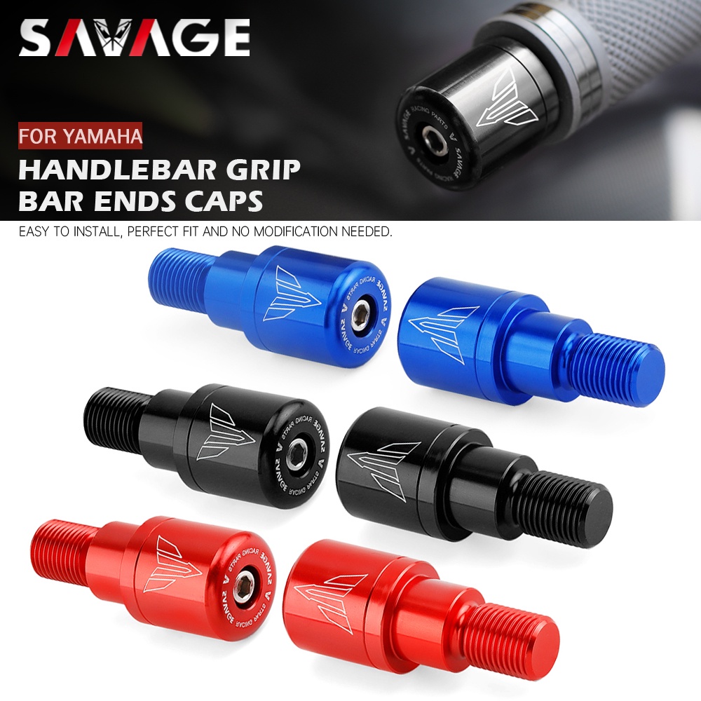 Handlebar Grip Bar Ends Cap For YAMAHA MT07 Tracer 700/GT MT09 MT10 ...