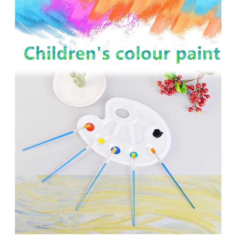 1pc Watercolor paint Circular plate pigment plate box 10 Holes Easy ...