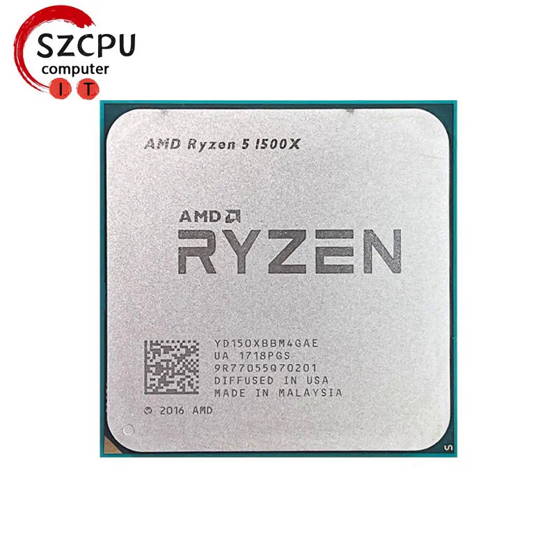 ซ็อกเก็ตเกมมิ่ง amd Ryzen 5 1500x R5 1500x 3.5 GHz Zen 0.014 quad-core ...