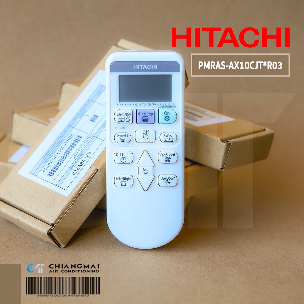 Pmras-ax10cjt * R03 Hitachi รีโมตควบคุมเครื่องปรับอากาศ (รีโมทคอนโทรล) | Shopee Thailand