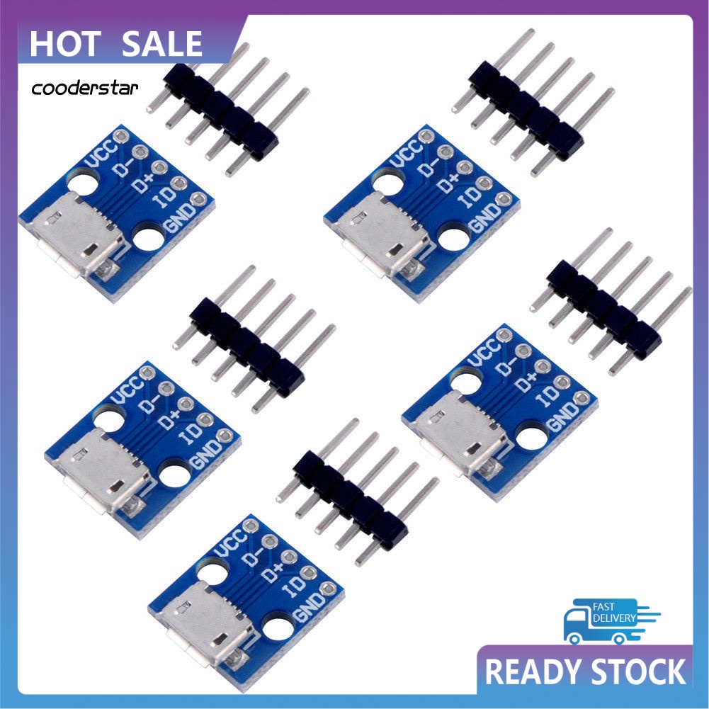 Cood บอร์ดโมดูลอะแดปเตอร์สวิตช์ไฟ CJMCU 5V Micro USB 5 ชิ้น | Shopee ...