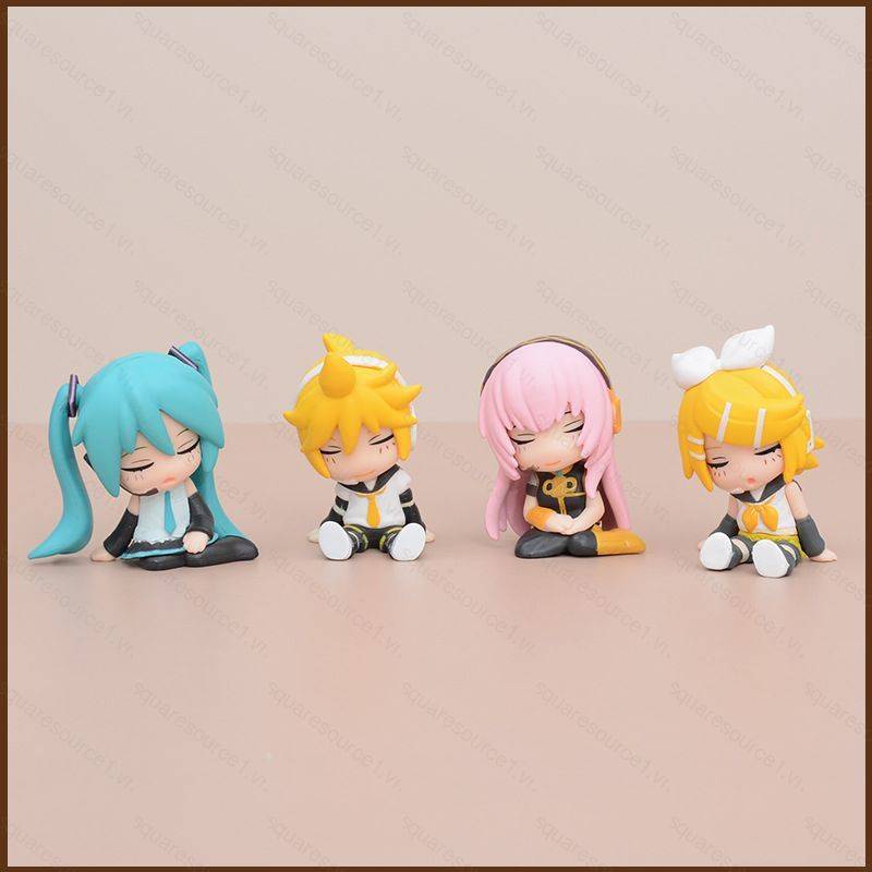 Squar1 โมเดลตุ๊กตาฟิกเกอร์ Sleeping Hatsune Miku Megurine Luka Kagamine 0944