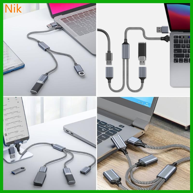2 3 in 1 USB Type C Host Power Splitter อะแดปเตอร์ USB เป็น USB OTG สาย ...