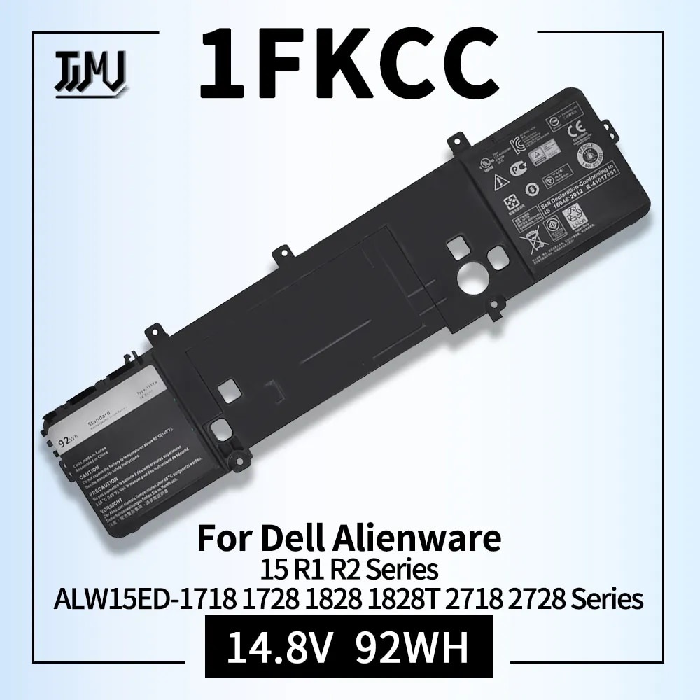 แบตเตอรี่แล็ปท็อป 191YN Dell Alienware 15 R1 R2 ALW15ED-1718 1728 1828 ...