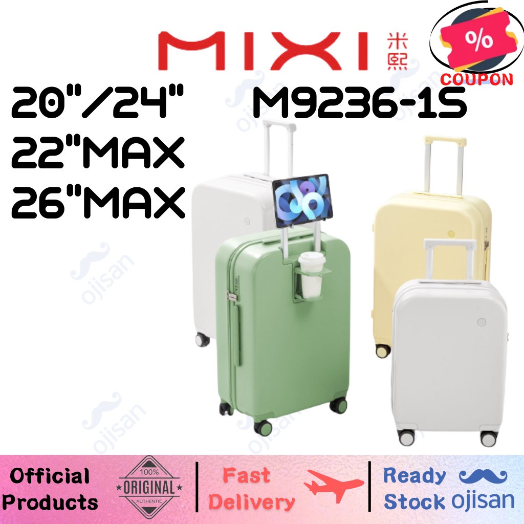 [MIXI] กระเป๋าเดินทางล้อลาก 20 นิ้ว 22 นิ้ว max 24 นิ้ว 26 นิ้ว M9236-1S | Shopee Thailand