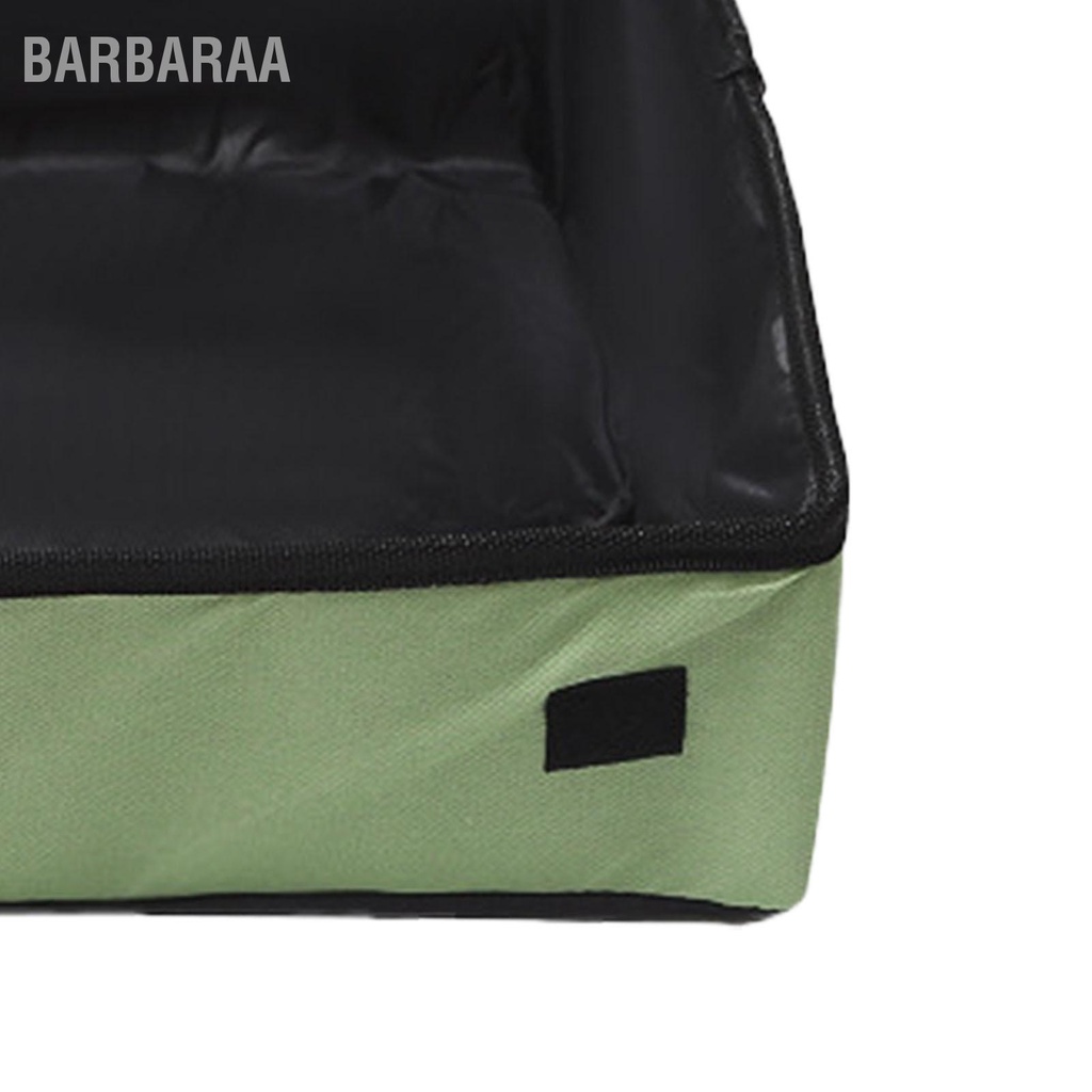 Barbaraa พับกล่องครอกแมวกันน้ำแบบพกพาผ้าOxfordพับแมวกระบะถาด 50x40 ซม ...