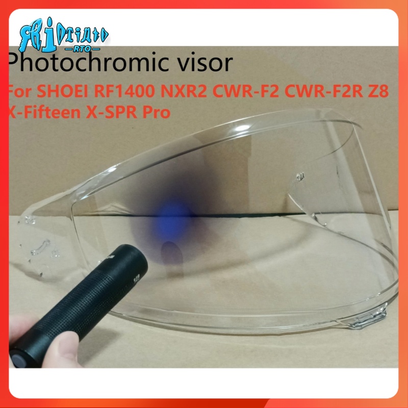 Rtomh เลนส์โฟโตโครมิก สําหรับ SHOEI RF1400 NXR2 CWR-F2 Z8 X-Fifteen X-SPR Pro X14 Z7 CWR-1 NXR ...