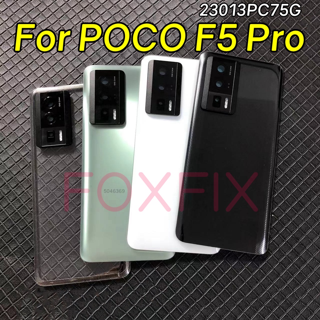 ฝาครอบแบตเตอรี่ ด้านหลัง สําหรับ Xiaomi POCO F5 Pro 5G 23013PC75G | Shopee Thailand