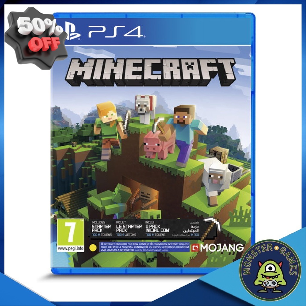 Minecraft Ps4 Game แผ่นแท้มือ1!!!!! (Minecraft Ps4) ตลับเกม/แผ่นเกม/แผ่นเกมPS/xbox | Shopee Thailand