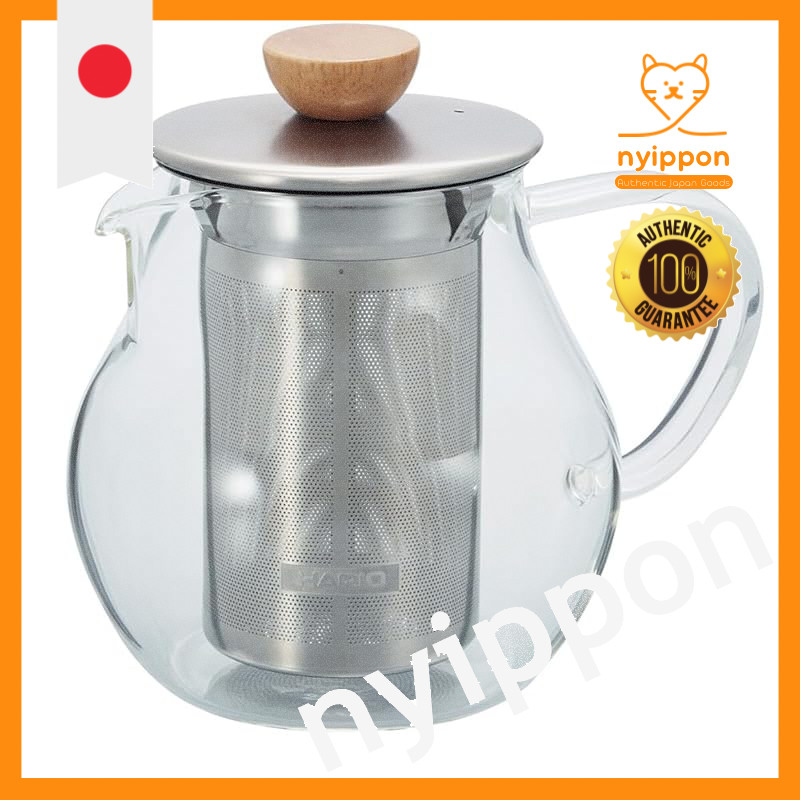 HARIO Tea Pitcher 450ml Heat-Resistant Glass Teapot TPC-45HSV | Shopee ...
